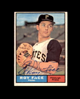 Elroy Face Signed Authentic 1961 Topps Pittsburgh Pirates Autographed ...