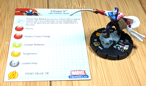 Citizen V #052 SR Avengers Heroclix set with card super rare — Zemo in ...