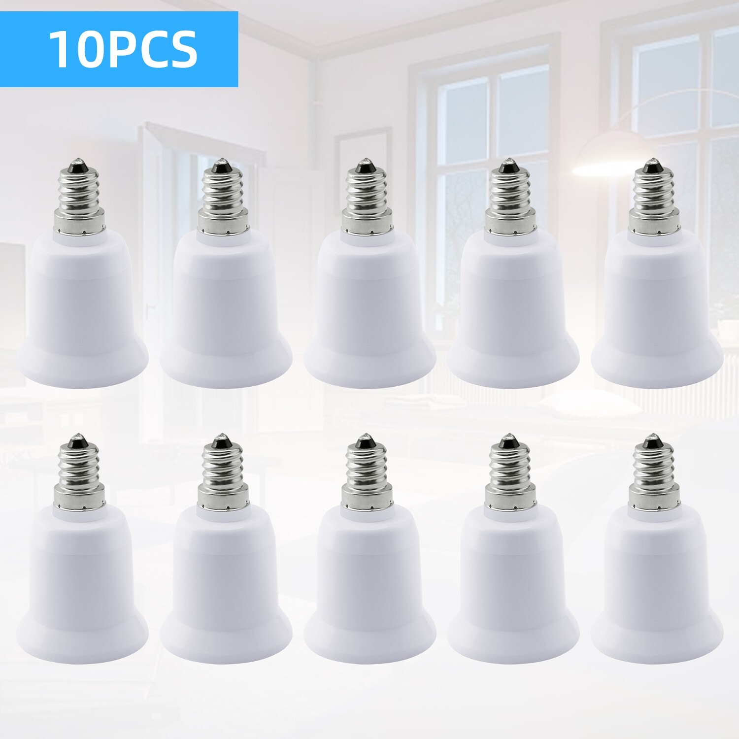 E12 to E26 E27 Adapter Light Bulb Socket Base Converter Light Socket ...