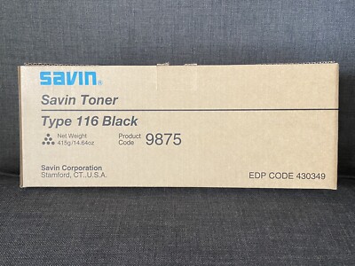 Original Ricoh Savin Lanier Genuine Toner 116 Black | eBay