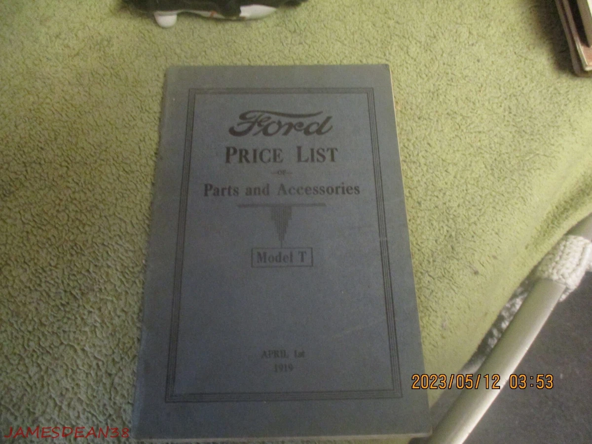 Ford Model T Parts Ebay