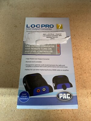 PAC LP7-2R LOC 2-Channel Line Output Converter Remote Turn On + Level ...