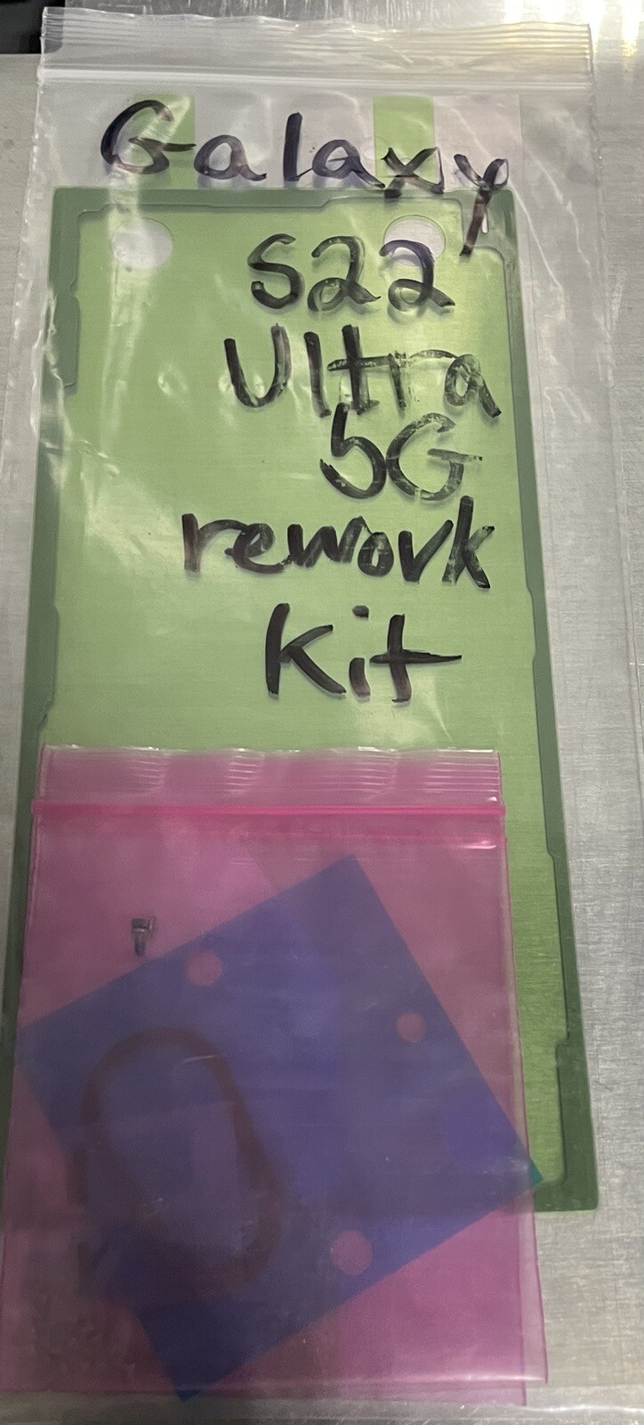 Lot of x5 NEW/OEM SAMSUNG GALAXY S22 ULTRA Rework Kit - ADHESIVES ...