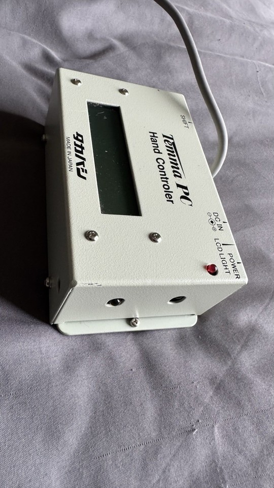 Very Rare Takahashi Temma Pc Hand Controller For Equatorial Mounts Em11 ...