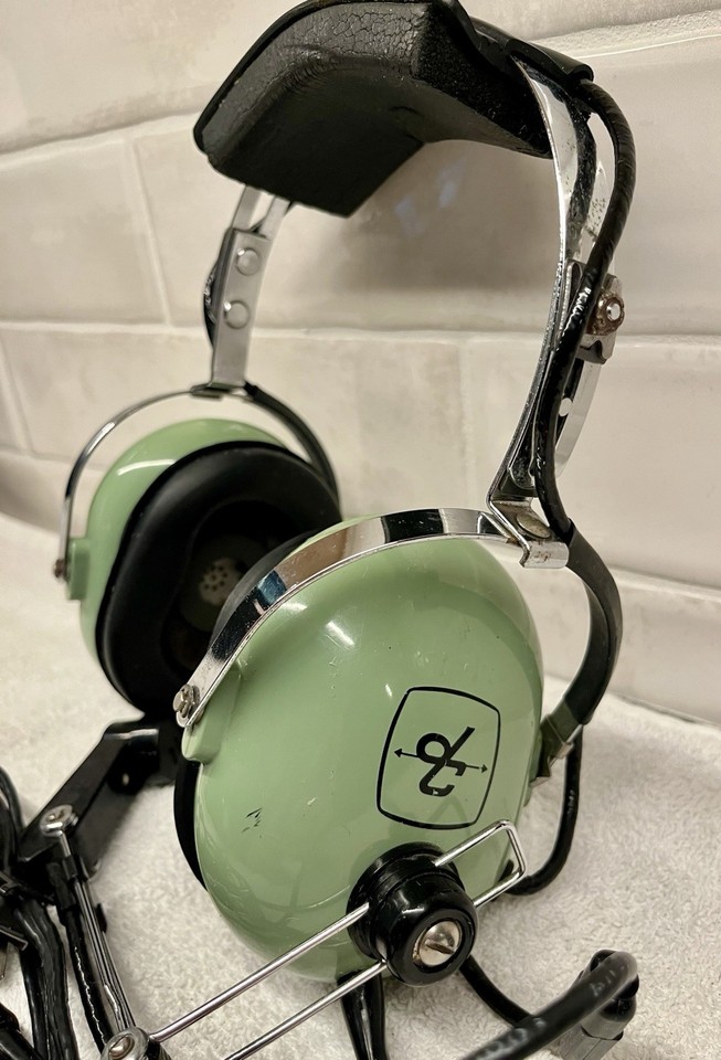 David Clark Model H10-30-Aviators Headset With Dual Plug-Untested | eBay