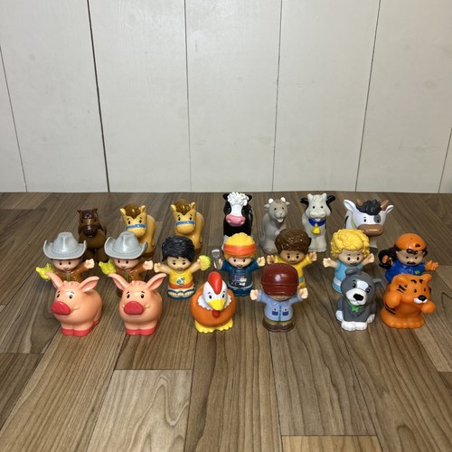 Little People Lot Fisher Price Lot of 20 with Animals and People | eBay