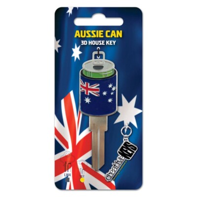 Aussie Beer Can 3D Sculptured House Key Blank - Keys - Australiana ...