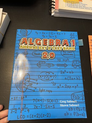 Algebra 1 Answer Key And Test Bank 2.0 Greg Sabouri Teaching Textbooks ...