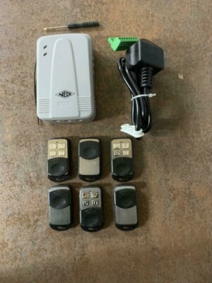 Neco Eco Plus Control System + 6 Remote for Roller Shutters and Garage ...