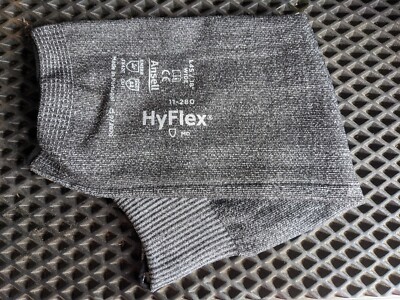 10 Pack Ansell 11-280 Hyflex® Gray Cut Resistant Sleeve,Qty 10. | eBay