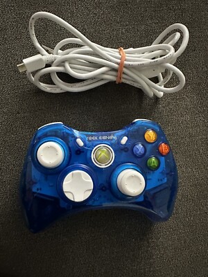 Rock Candy Wired Blue Controller Microsoft Xbox 360!Works Great! PDP ...