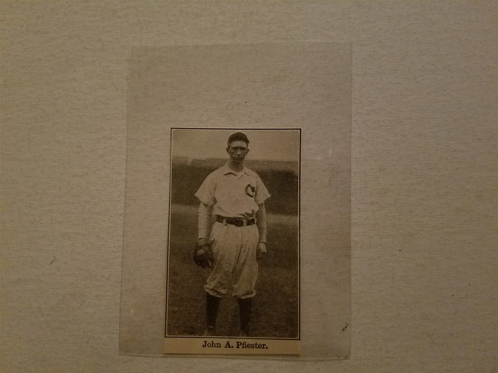 Jack Pfiester Chicago Cubs 1907 Reach Black Border VERY RARE! | eBay