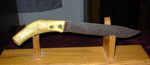 Primitive Antique Trade Knife-Stag Handle-Hand Made-Clean | eBay