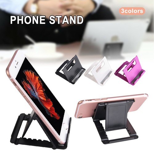Portable Universal Adjustable Mobile Phone Holder Folding Stand Desk ...