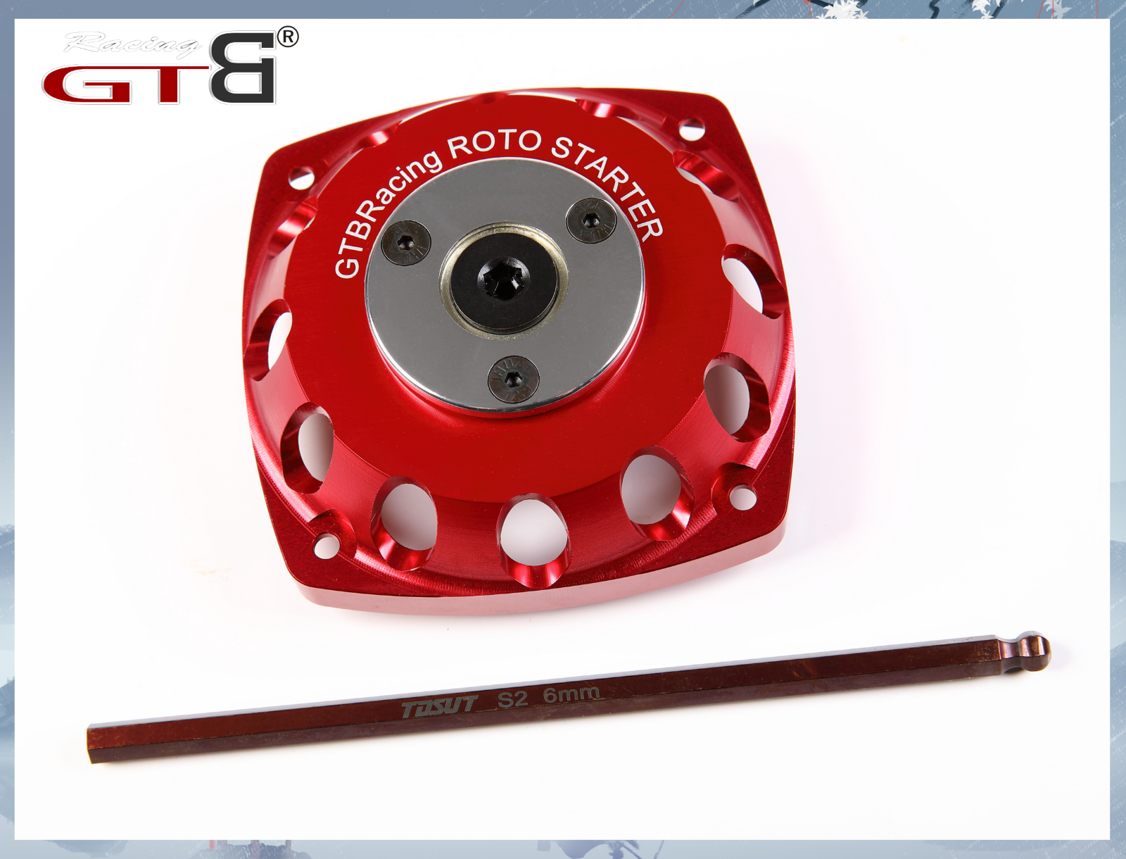 GTB Metal Electric Start Starter for RC 1/5 Car HPI Baja 5b ss 5sc ...