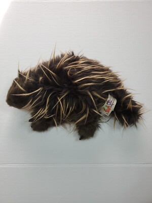 Folkmanis Porcupine Full Hand Puppet Brown Realistic Plush Stuffed ...