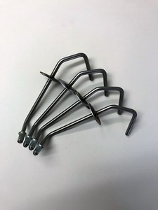 stainless steel Heavy Duty Hooks for alloy wheel powder coating Set of ...