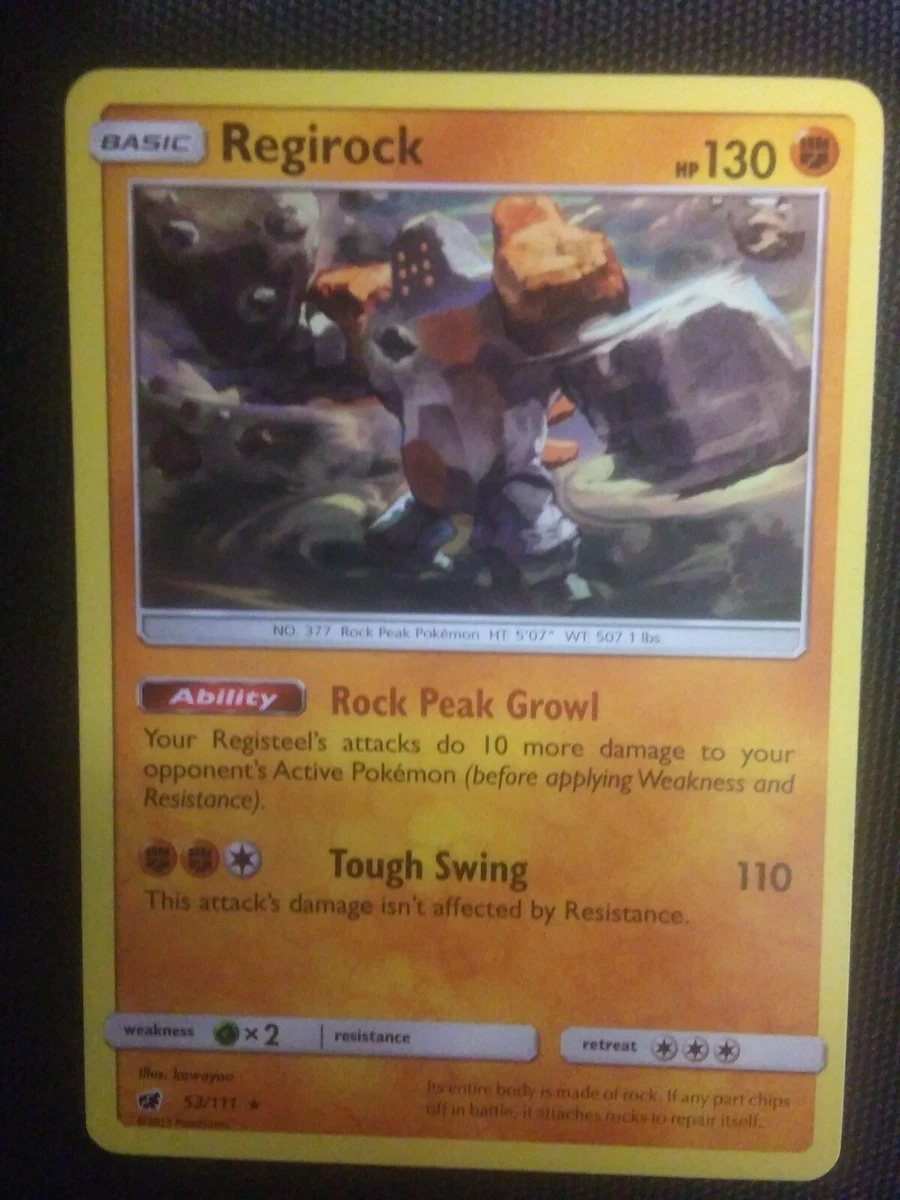 Regirock Card