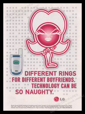 LG Cell Phone 2000s Print Advertisement Ad 2001 LG DB820 Model Promo | eBay