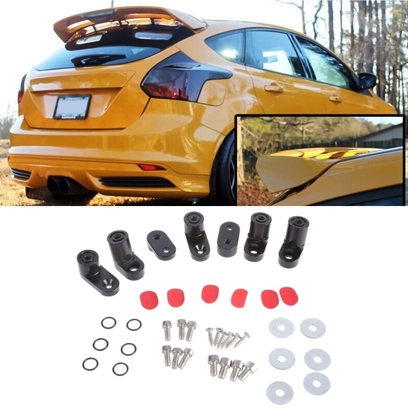 Stable-performance Bolt-on Type Rear Wing Spoiler Risers Extender set ...