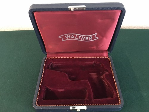 Walther Blue Presentation Case - Vintage 1960’s Factory Original ...