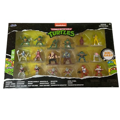 Nickelodeon Teenage Mutant Ninja Turtles Jada Nano Metalfigs 18 Figures ...