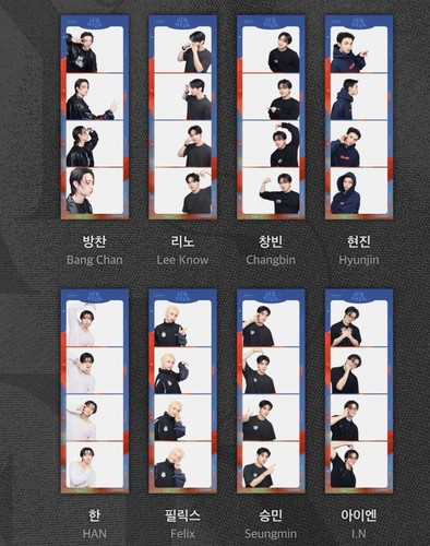 Straykids 4cut photo Photoism Frame artist STAY WEEK 2025 ver STAY WEEK ...