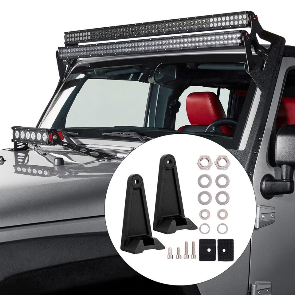 1 Pair Car Light Side Brackets LED Light Bar Mounting Bracket for ...