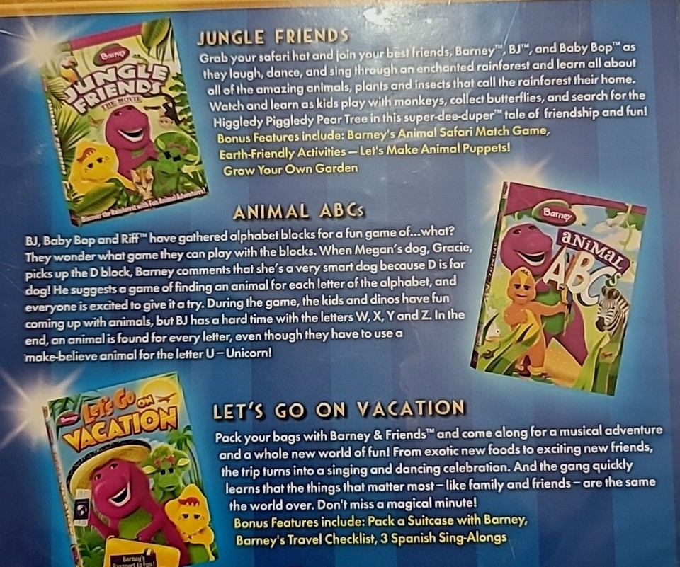 Barney Movie Pack 3 DVDs 2012 | eBay