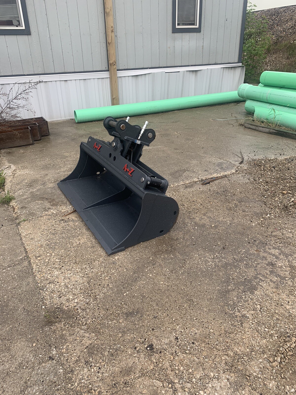 Cat 305 hydraulic tilt bucket | eBay