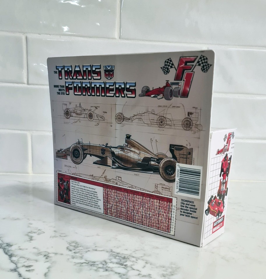 TRANSFORMERS G1 AUTOBOT MIRAGE "F1 BLUEPRINT" Custom Toy figure in ...