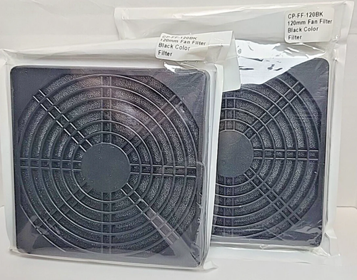 2-Pcs Dustproof 80mm Case Fan Dust Filter Guard Grill Protector Cover ...