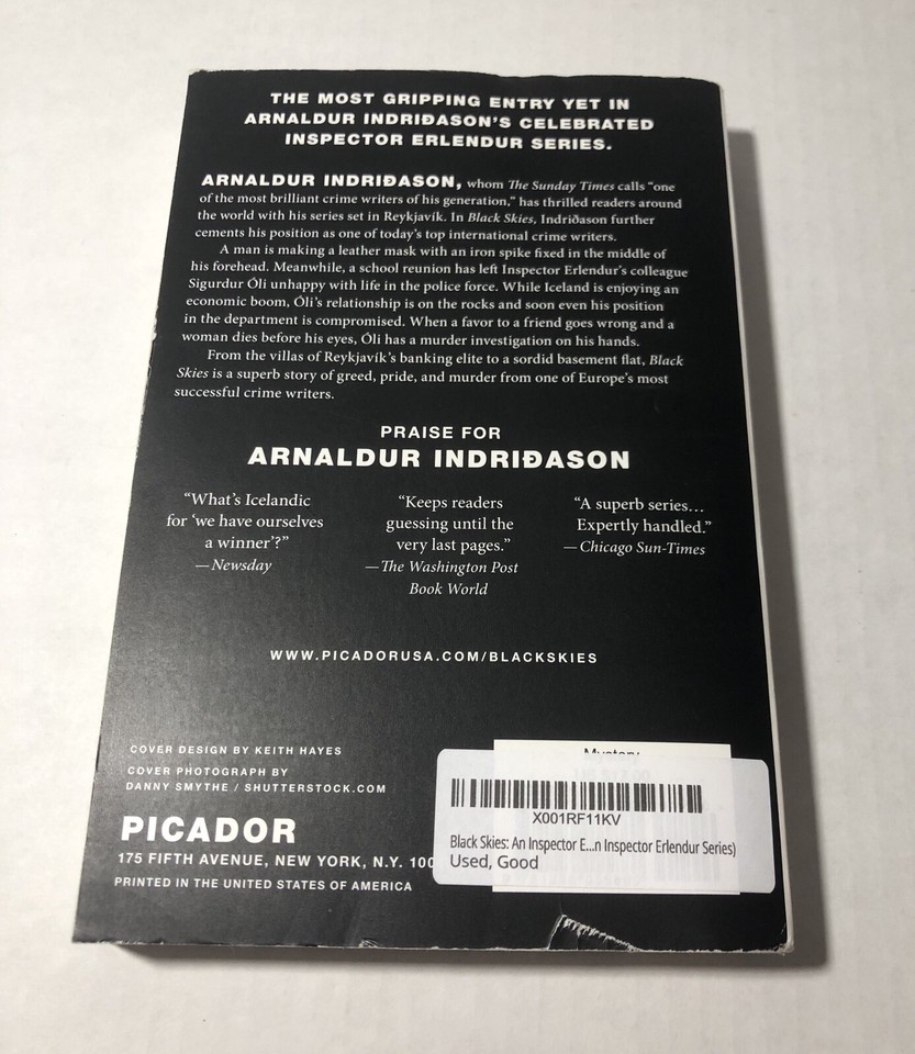 Black Skies: An Inspector Erlendur Novel (An Inspector Erlendur Series ...