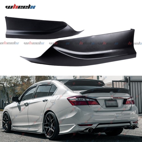Fits 2016 2017 Accord 4dr Sedan HFP Style Rear Bumper Lip Splitter Kit ...