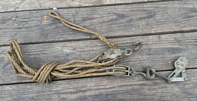 Antique Bell System lineman’s slack blocks! | eBay