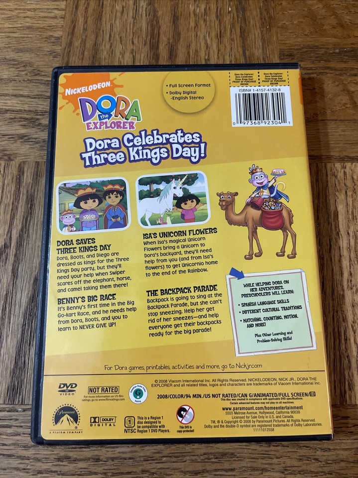 Dora The Explorer Celebrates Three Kings Day DVD 97368923041| eBay