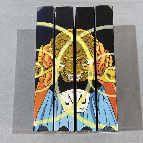 Dragon Ball Z Babidi Saga UNCUT 4 SET VHS 2001 COMPLETE DBZ FUNIMATION ...
