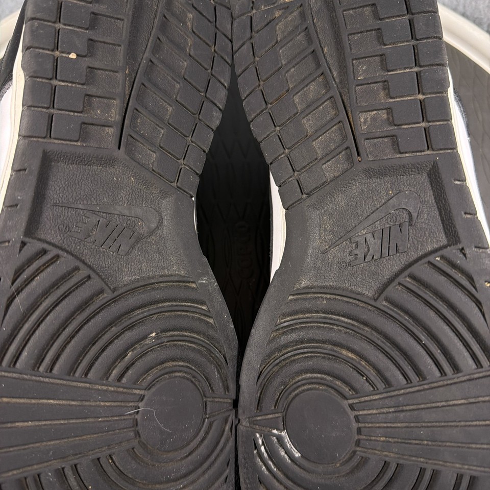 Nike Dunk Low Panda Mens 10.5 Black White Leather Low Top Sneakers ...