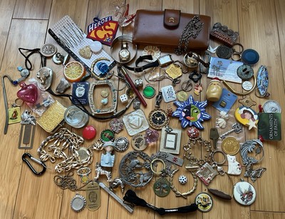 100+ pc Vintage & Modern Junk Drawer Treasure Trinkets Lot Assorted ...