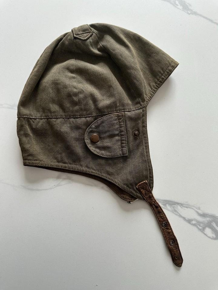 Original WWII German Luftwaffe Flight Sergeant Summer Flying Helmet | eBay