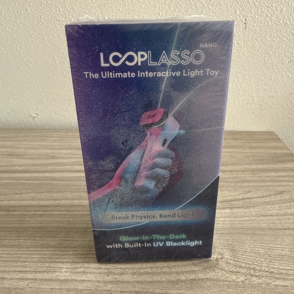 Loop Lasso Nano The Original Glow-in-The-Dark String Shooter Toy Bend ...