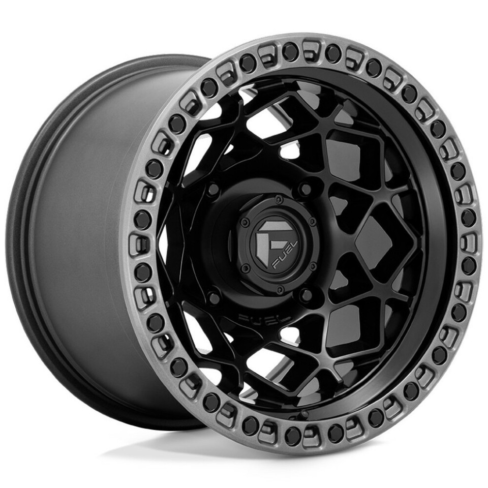 Fuel D783 Unit UTV 15x10 4x156 0 Black Gunmetal Ring Wheels(4) 132 15 ...