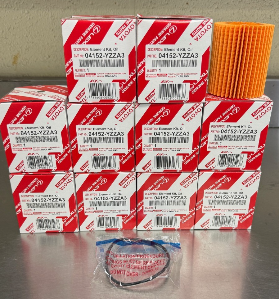 LEXUS/TOYOTA OIL FILTERS CASE 04152-YZZA3 | eBay