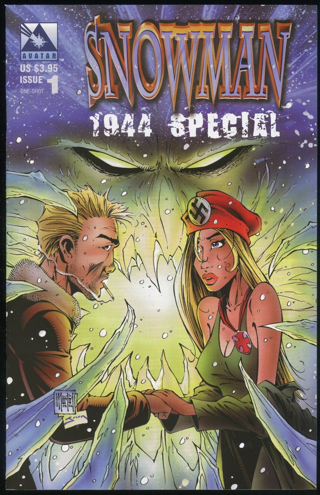 Snowman 1944 Special Comic Main Cover Matt Martin Avatar 1997 Horror ...