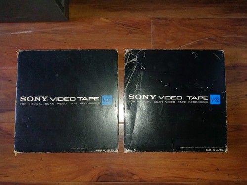 Sony V-32 Reel To Reel Tape for Helical Scan Video Tape Recorder Set of ...