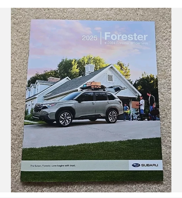2025 Subaru Forester Original Sales Brochure - All New Colors Specs ...