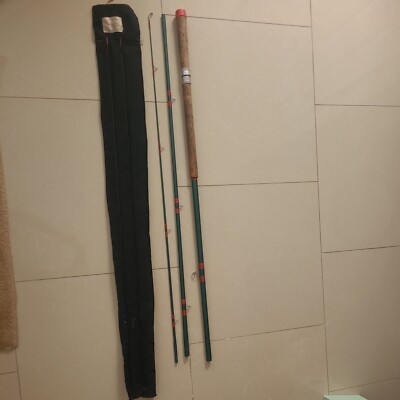 Vintage East Anglian Rod Company 12ft hollow glass match fishing rod ...
