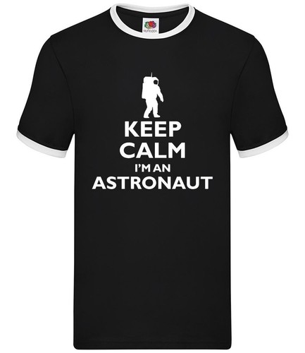 Restez Calme Je Suis Un Astronaute - T-Shirt Ringer Pour Hommes ...