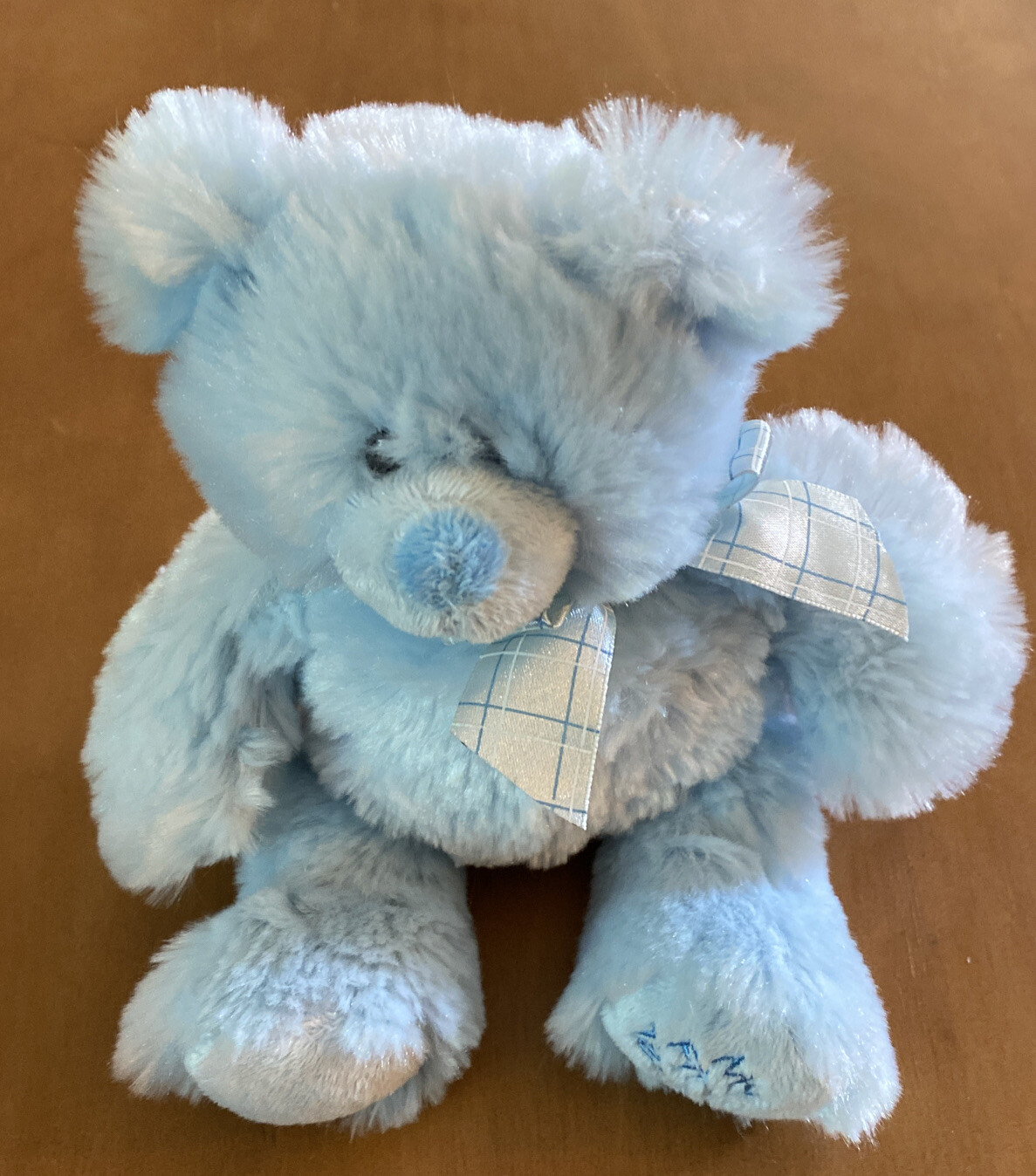 Baby Ganz Light Blue Bear Plush "My First Teddy" 8" | eBay