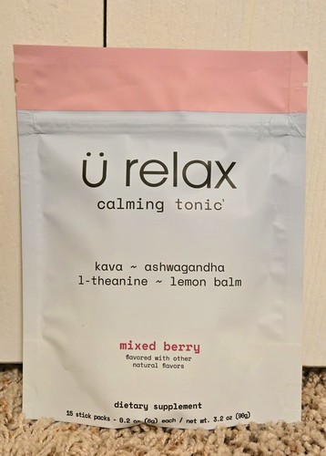 U Relax Calming Co - 15 Packets MIXED BERRY Flavor, Original Brand New ...